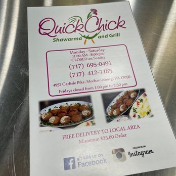 QUICK CHICK SHAWARMA AND GRILL - Updated June 2024 - 98 Photos & 84 ...