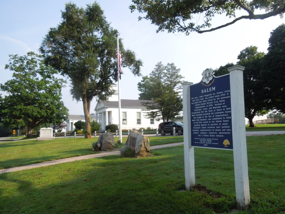 SALEM HISTORICAL MARKER - 249 Hartford Rd, Salem, Connecticut ...