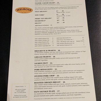 THE MELROSE GRILL - Updated June 2024 - 1275 Photos & 1781 Reviews ...