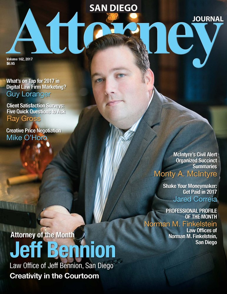 LAW OFFICE OF JEFF BENNION - Updated April 2024 - 2869 India St, San ...