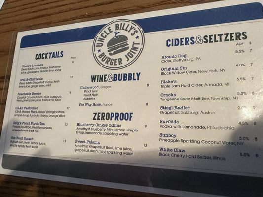 UNCLE BILLY’S BURGER JOINT - Updated November 2025 - 16 Photos & 16 ...