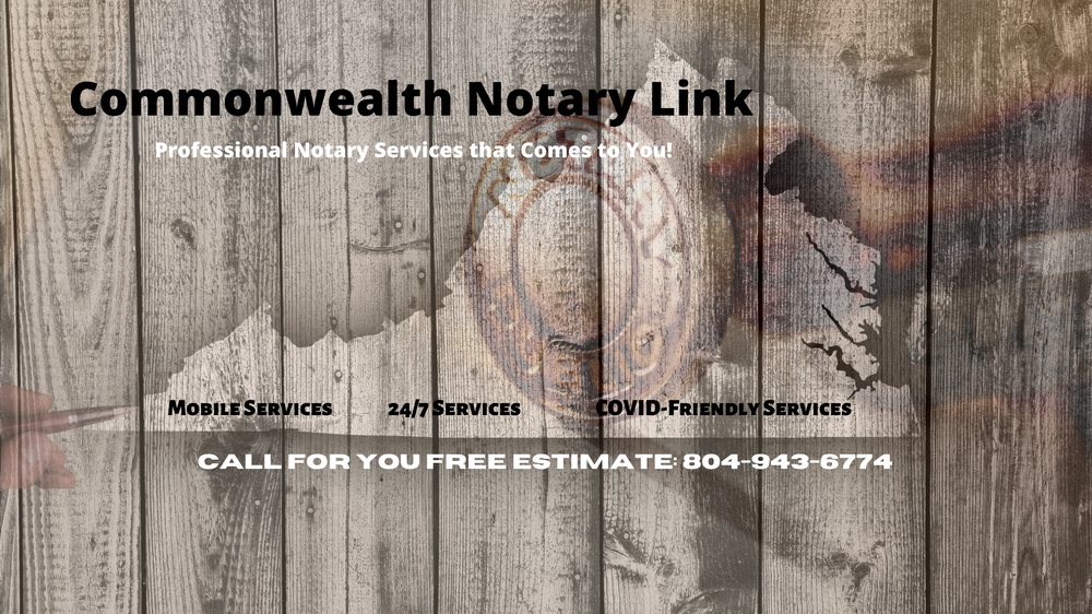 COMMONWEALTH NOTARY LINK - Updated August 2024 - Petersburg, Virginia - Notaries - Phone Number ...