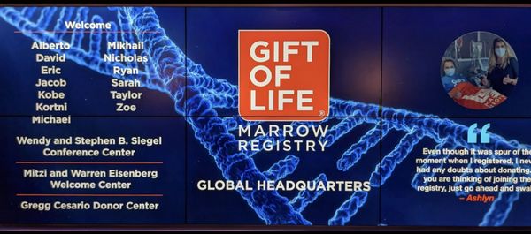 GIFT OF LIFE MARROW REGISTRY - Updated May 2026 - 5901 Broken Sound ...