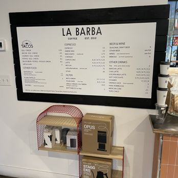 LA BARBA COFFEE + TACOS - Updated May 2025 - 82 Photos & 74 Reviews ...