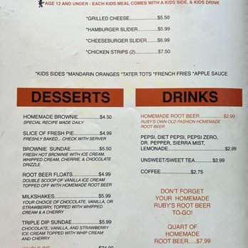 RUBY’S OLD FASHIONED HAMBURGERS - Updated June 2024 - 52 Photos & 35 ...