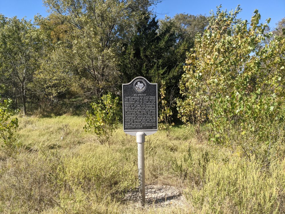 BIG SPRINGS MARKER - Updated July 2024 - TX-273, Lefors, Texas ...