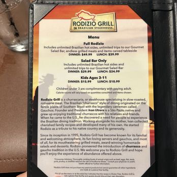 RODIZIO GRILL BRAZILIAN STEAKHOUSE SAN DIEGO - Updated February 2025 ...