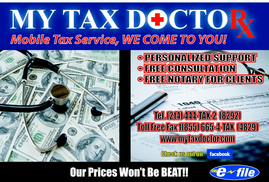 MY TAX DOCTOR - Updated October 2025 - Dallas, Texas - Tax Services ...