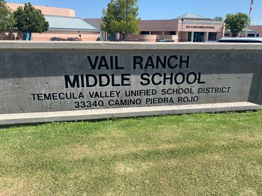 VAIL RANCH MIDDLE SCHOOL - Updated October 2025 - 33340 Camino Piedra ...