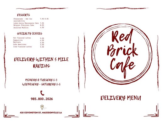 RED BRICK CAFE - Updated July 2025 - 410 Covington St, Madisonville, Louisiana - American ...
