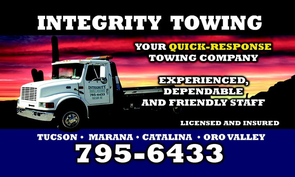INTEGRITY TOWING - Updated January 2025 - 1542 W Prince Rd, Tucson ...