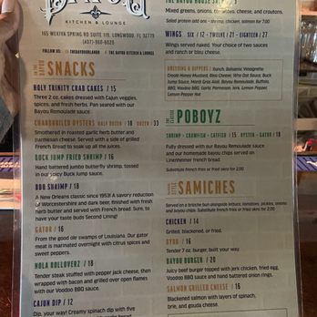 THE BAYOU KITCHEN & LOUNGE - Updated December 2024 - 407 Photos & 175 ...