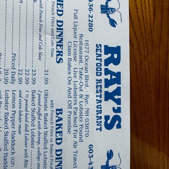RAY’S SEAFOOD & LOBSTER - Updated June 2025 - 164 Photos & 248 Reviews ...