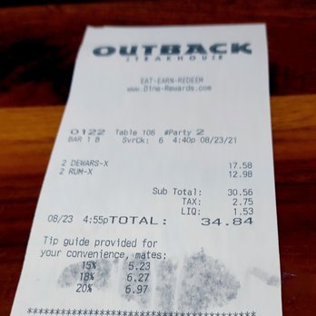 OUTBACK STEAKHOUSE - Updated February 2025 - 91 Photos & 183 Reviews ...