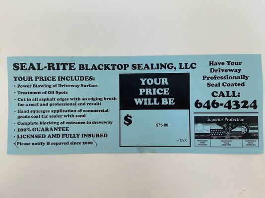 SEAL-RITE BLACKTOP SEALING - Updated September 2025 - Orchard Park, New ...