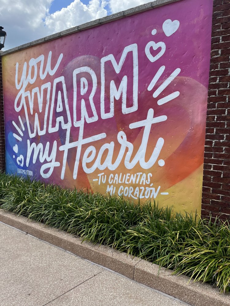 YOU WARM MY HEART MURAL - 1486 Buena Vista Dr, Orlando, Florida ...