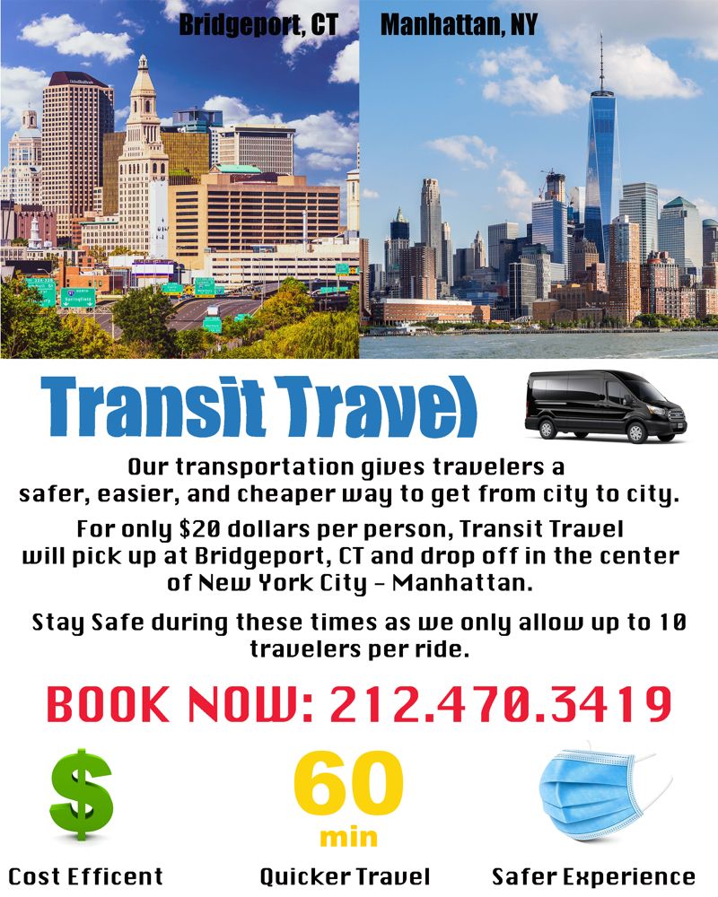TRAVEL TRANSIT - Updated September 2024 - Bridgeport, Connecticut ...