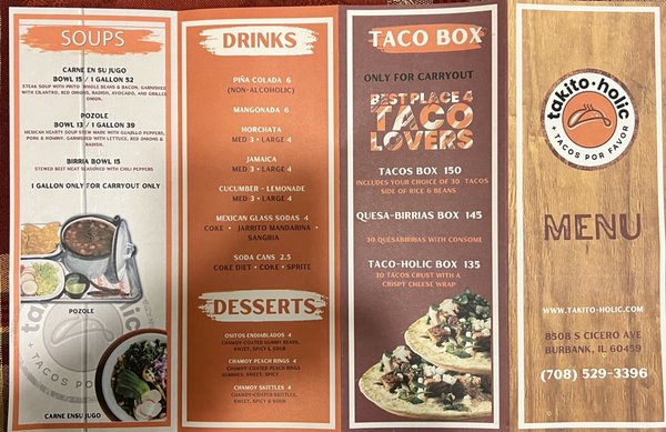 TAKITO - HOLIC - 33 Photos & 24 Reviews - 8508 S Cicero Ave, Burbank, Illinois - Tacos ...