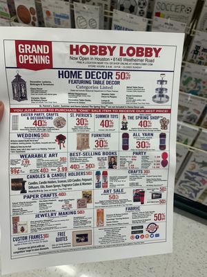 HOBBY LOBBY - Updated December 2025 - 11 Reviews - 6145 Westheimer Rd ...