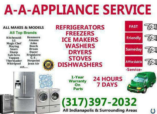 A-A APPLIANCE REPAIR - Updated October 2025 - 20 Reviews - Indianapolis ...