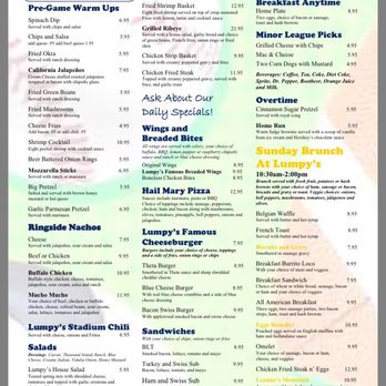 LUMPY’S SPORTS GRILL - Updated October 2025 - 17 Photos & 24 Reviews ...