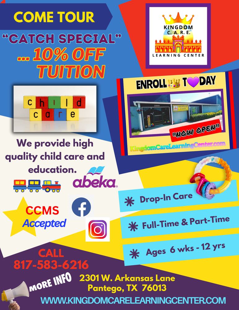 KINGDOM CARE LEARNING CENTER - Updated February 2026 - 2301 W Arkansas Ln, Pantego, Texas ...