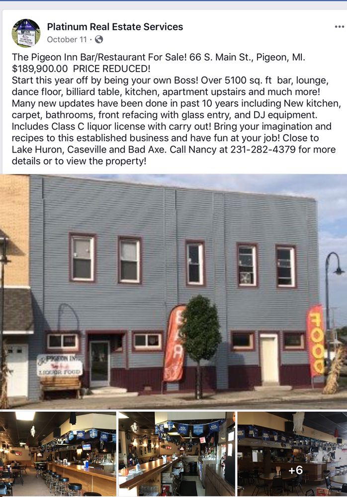 PIGEON INN - Updated December 2025 - 66 S Main St, Pigeon, Michigan ...