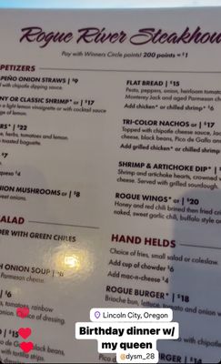 ROGUE RIVER STEAKHOUSE - Updated November 2024 - 83 Photos & 101 ...