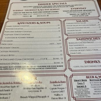 CAPTAIN TOM’S SEAFOOD - Updated January 2026 - 78 Photos & 119 Reviews ...