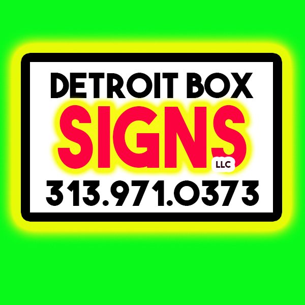 DETROIT BOX SIGNS - Updated July 2025 - Request a Quote - 14051 Gratiot ...