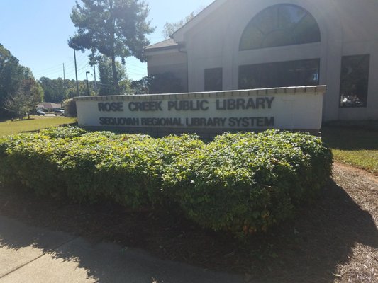 SEQUOYAH REGIONAL LIBRARIES - ROSE CREEK PUBLIC LIBRARY - Updated ...