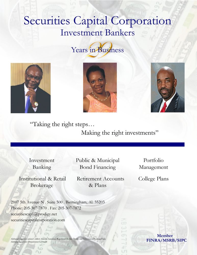 SECURITIES CAPITAL CORPORATION - Request Consultation - 2107 5th Ave N ...