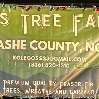 GOSS TREE FARMS - Updated August 2025 - Colfax, North Carolina ...