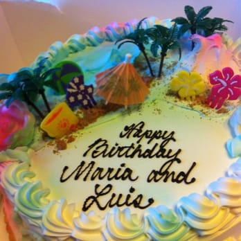 Summer Themed Birthday Cake
