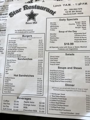 STAR RESTAURANT - Updated June 2025 - 45 Photos & 76 Reviews - 122 W ...