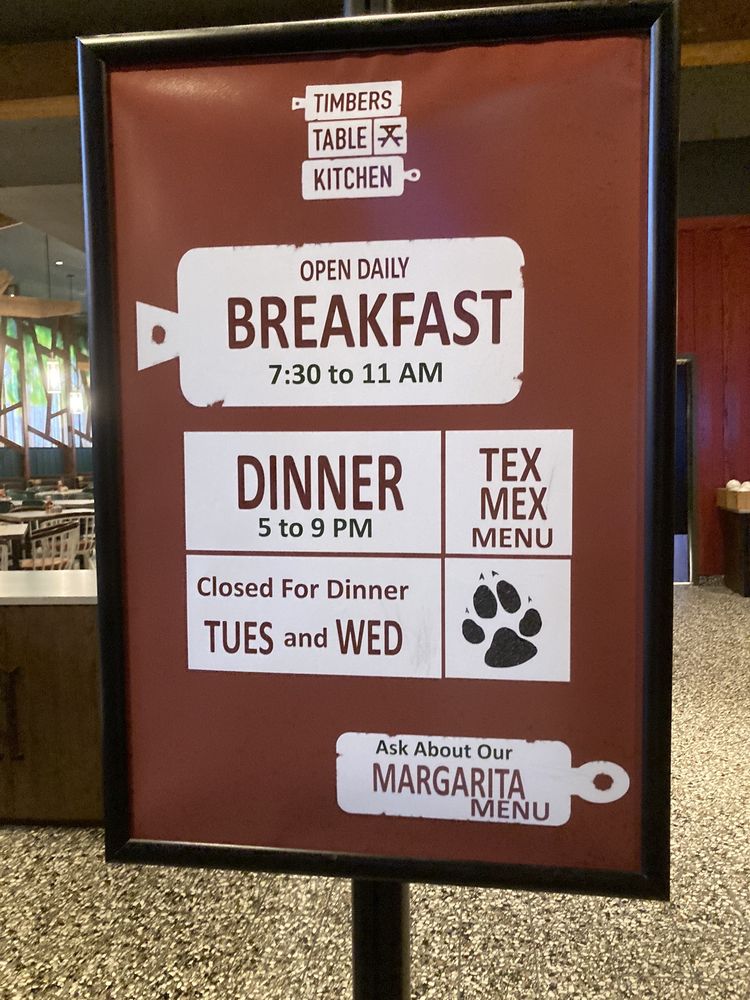 TIMBERS TABLE & KITCHEN - Updated April 2024 - 1 Great Wolf Dr, Pocono ...