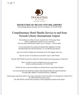 DOUBLETREE BY HILTON NEWARK AIRPORT PARKING - Updated December 2025 ...