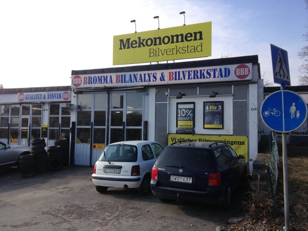 BROMMA BILANALYS & BILVERKSTAD - Blackebergsvägen 116, Bromma, Sweden ...