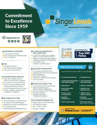 SINGERLEWAK LLP - Updated December 2025 - Request Consultation - 12 ...