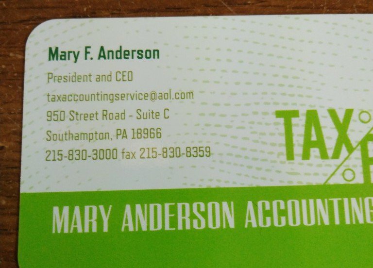 MARY ANDERSON ACCOUNTING SERVICES - Updated August 2024 - Request ...