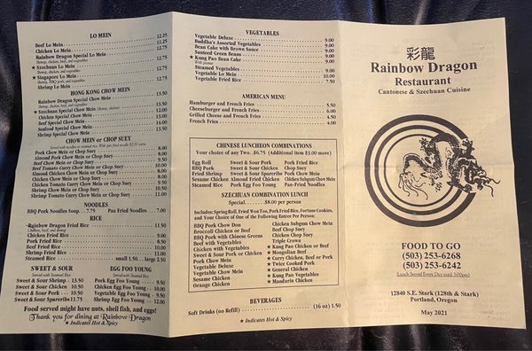 RAINBOW DRAGON RESTAURANT - 81 Photos & 111 Reviews - 12840 SE Stark St ...