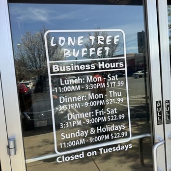 LONE TREE BUFFET - Updated December 2024 - 256 Photos & 209 Reviews ...