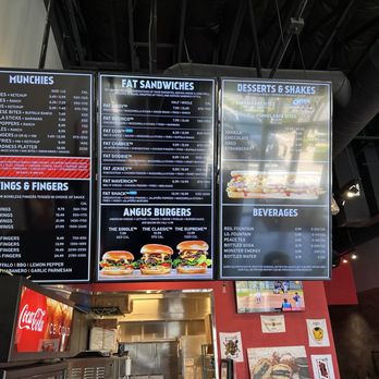 Fat shack menu store