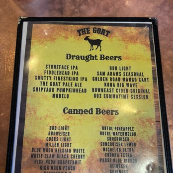 THE GOAT - Updated December 2025 - 69 Photos & 98 Reviews - 50 Old ...