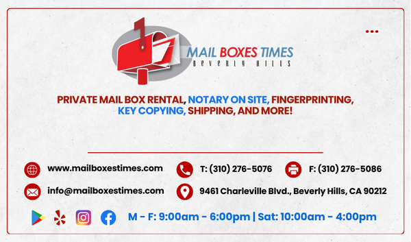 MAIL BOXES TIMES - Updated October 2025 - 13 Photos & 112 Reviews ...