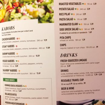 Zoes Kitchen Menu Sides | Besto Blog