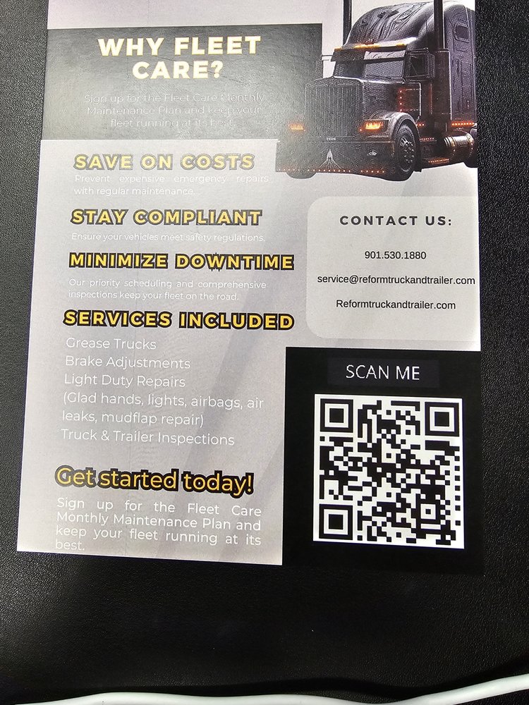 REFORM TRUCK AND TRAILER - Updated November 2024 - 1375 Big Orange Rd ...