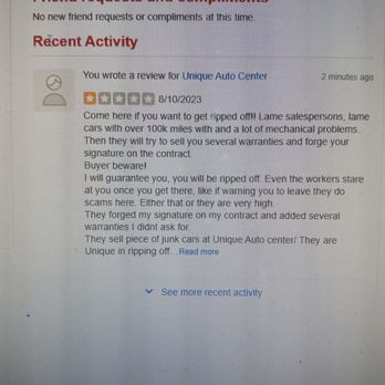 UNIQUE AUTO CENTER - Updated October 2024 - 396 Photos & 241 Reviews ...