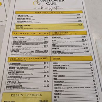 SUNFLOWER CAFE - Updated January 2025 - 109 Photos & 90 Reviews - 14020 ...