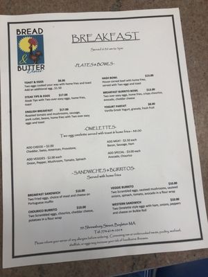 BREAD & BUTTER DINER - 10 Photos & 10 Reviews - 59 Shrewsbury St ...